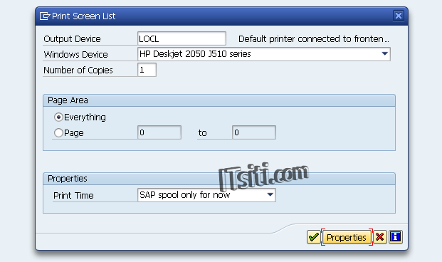 Assign Default Printer Format Type In SAP Assign Default Printer Format Type In SAP